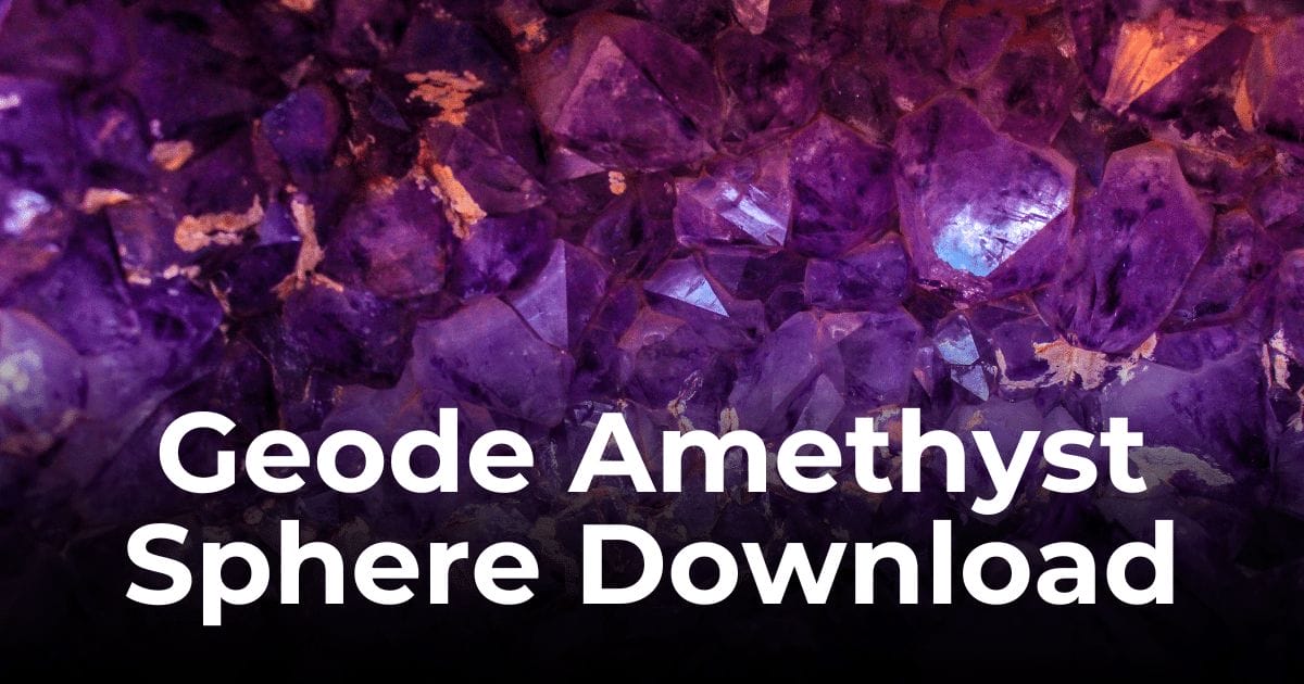 Geode Amethyst Sphere Download - Elizabeth April