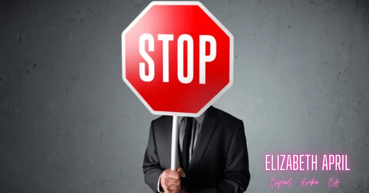 STOP JUST STOP - Elizabeth April