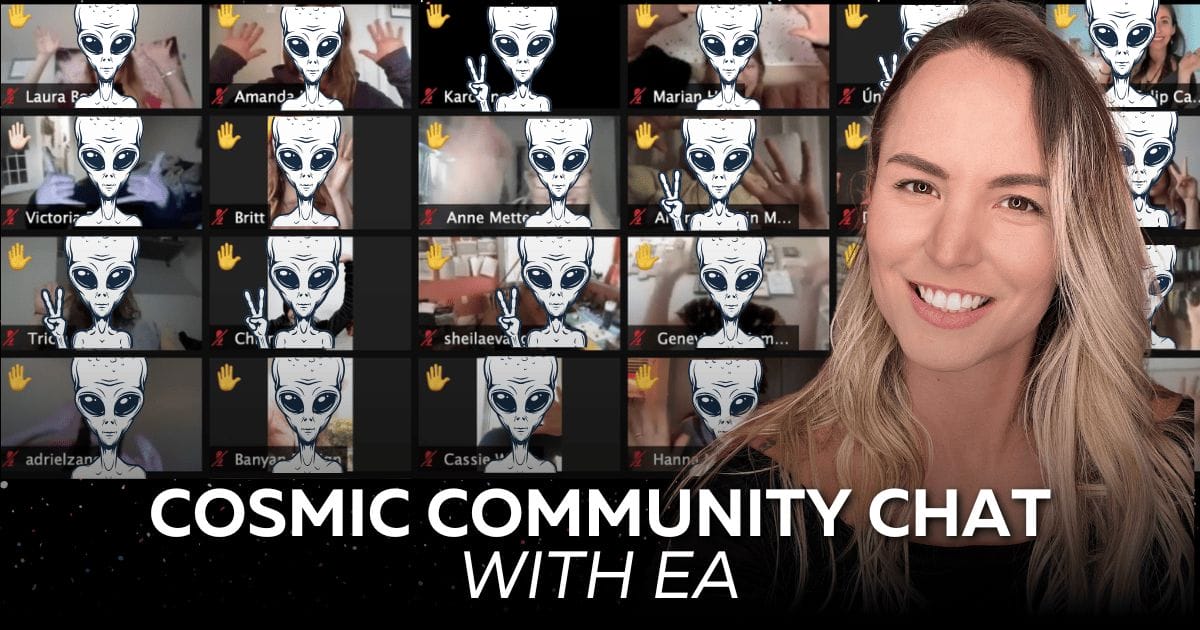EA Cosmic Community Live Chat - Elizabeth April