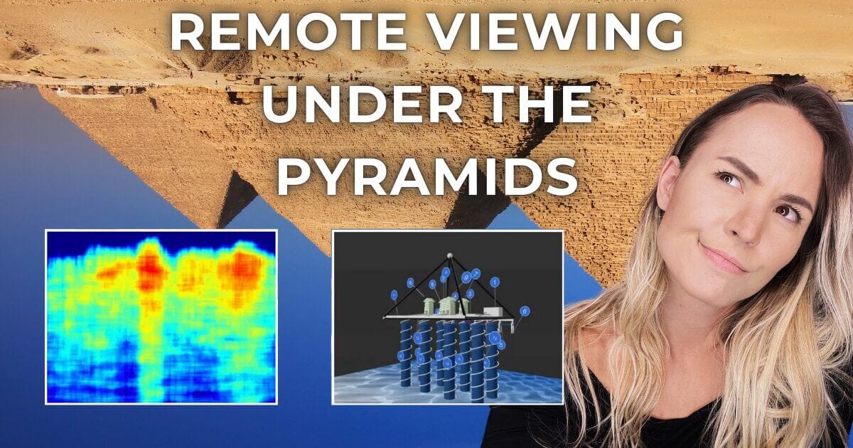 Shocking Discoveries Under The Pyramids: Everything I Remote Viewed In ...